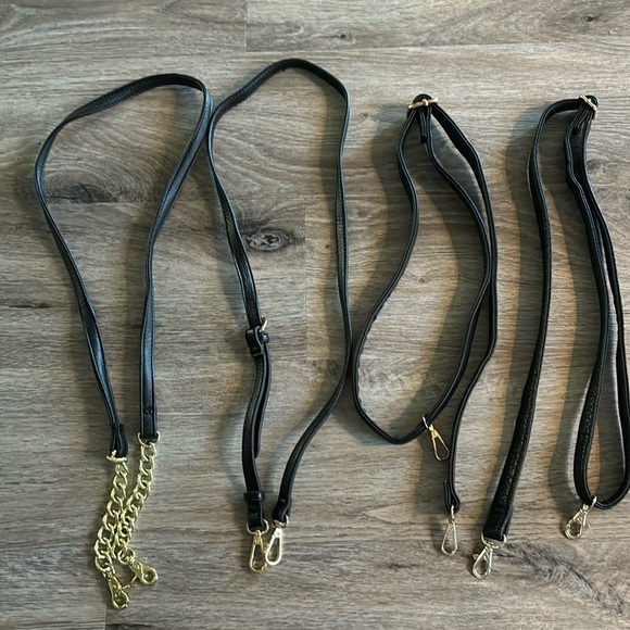 Bags | Black And Gold Replacement Straps | Poshmark